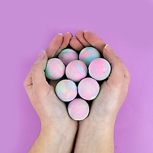 Gift Republic Unicorn Poo Bath Bombs Raspberry Scented Mini Colourful Bath Bombs for Kids Fun Bathtime Fizzies Pampering Gift Set