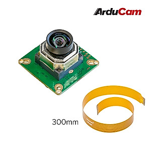 Arducam IMX477 Autofocus and Software-Controlled Focus HQ Camera, 12MP 100° FOV Camera Module Compatible with Nvidia Jetson Orin NX/AGX Orin, M12 Lens