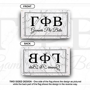 Desert Cactus Gamma Phi Beta Flag Letter Sorority Banner 3x5 feet Sign Decor Gamma phi (Flag - Marble Box)