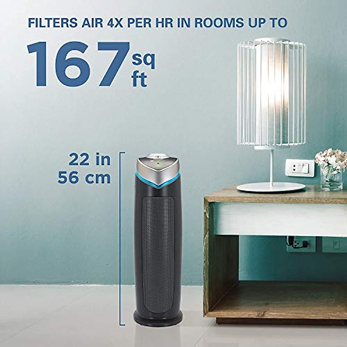 Germ Guardian True HEPA Filter Air Purifier with Germ Guardian HEPA Filter Air Purifier with UV Light Sanitizer