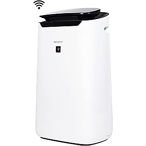 SHARP Smart Air Purifier. Alexa Compatible. Plasmacluster Ion Technology for Extra-Large Rooms. Odor & True HEPA Filters for Dust, Smoke, Pollen, & Pet Dander may last up-to 2 years each. FXJ80UW.