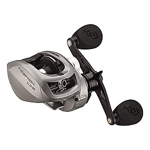 13 FISHING - Inception Slide Baitcast Reel - 8.1:1 Gear Ratio - Left Hand Retrieve (Fresh+Salt) - INSLD2-8.1-LH, Gray