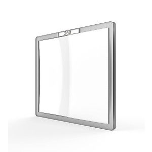 TEKWARE 3.54" X 4.25" CLEAR MAGNIFYING WELDING LENS, 2.50