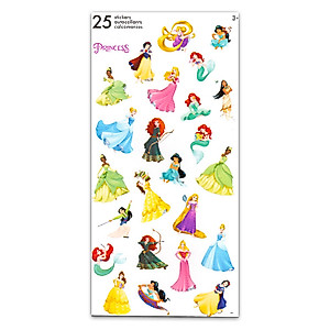 Disney Princess Coloring and Activity Book Ultimate Bundle - 3 Pack Disney Princess Arts and Crafts Set with Stickers, Painting Supplies, and More