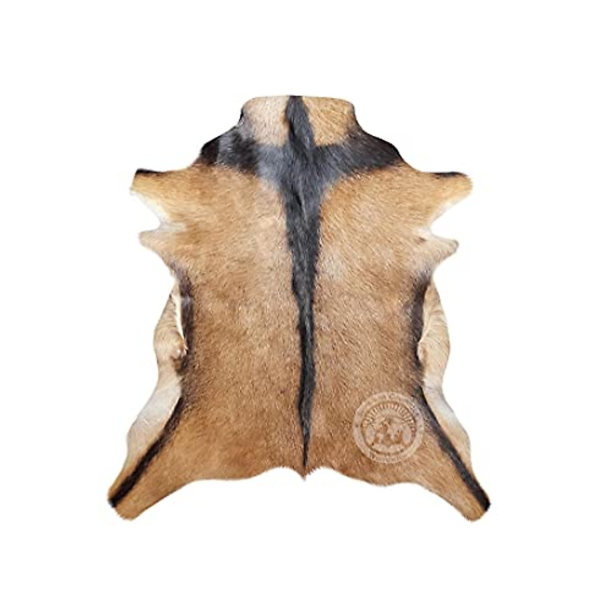 Sunshine Cowhides Genuine Goatskin Rug Goat Skin Goat Hide Goat Skin Rug Exotic 2 x 3 ft.