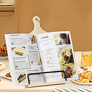 Sisters Gifts - Sister Gifts for Sister Cookbook Stand, Gifts for Sister Mothers Day, Rakhi Gift Birthday Gifts for Sister from Sister, Unique Foldable Chef Carved Folding Cooking Recipe Stands