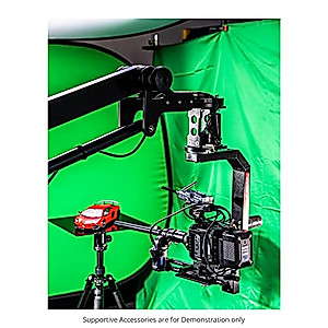 PROAIM Senior Motorized 2-Axis Pan Tilt Head w 12V Joystick Control for Camera Jib Crane. 360° Pan/tilt Move, Remote-Precise Control on Moves. Inaudible Operations, 7.5kg/16.5lb Payload + Bag (PT-SR)