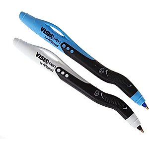 Maped - Visio Left Handed Ballpoint Pen Blue and Black Ink Pack of 2