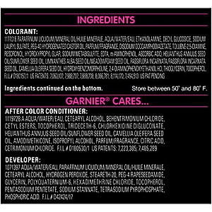 Garnier Olia Ammonia Free Permanent Hair Color, 100% Gray Coverage (Packaging May Vary), 4.0 Dark Brown Hair Dye, Pack of 1