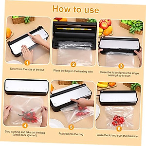 Mikinona 5 Rolls Pa Sous Vide Bags White Bye Food Vacuum Seal Bags Vacuum Food Sealer Bags Food Preservation Bag