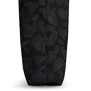 Cheetah Print Letter T Leopard Initial Women Girls Tote Bag