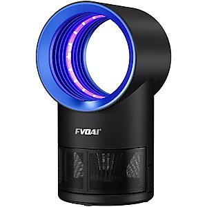 FVOAI Fly Trap Indoor, Fruit Fly Catcher Mosquito Killer Insect Trap with Sticky Glue Boards (Pink)