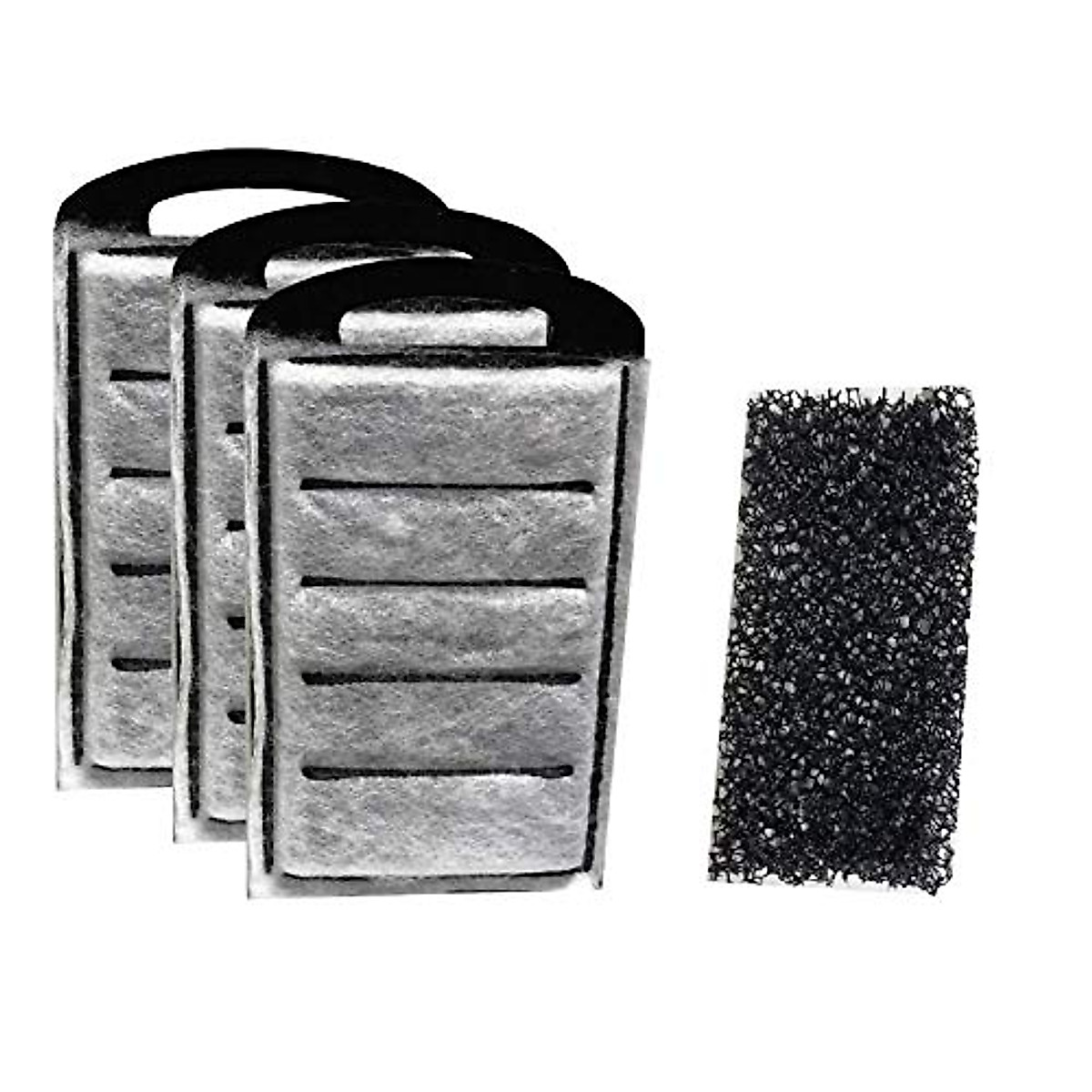 3 Pack Performance Replacement Cartridges: Fits Aquarium Masters Nano & Deep Blue Professional BioMaxX Nano Power Filter