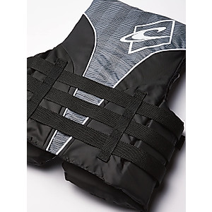 O'Neill Men's Superlite USCG Life Vest,Black/Black/Smoke:White,XL