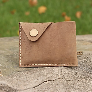 New Type Simple Structure Large Capacity Handmade Card Case can Hold Banknotes Credit Cards Certificates and Card Bags
