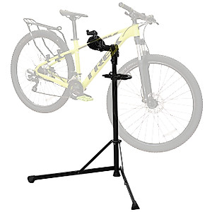 BV Mechanic Bike Repair Stand Bicycle Workstand with Adjustable Height for Standard Bikes, Mountain Bikes and Road Bikes (Tool Plate Included)