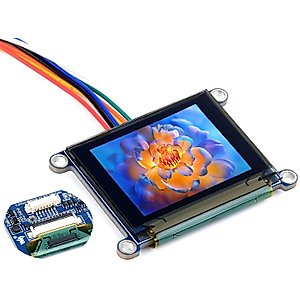waveshare 1.27inch RGB OLED Display Module 128×96 Resolution Screen, 262K RGB Colors SPI Interface 3.3V / 5V Operating Voltage, for Ardu/Raspberry Pi/STM32