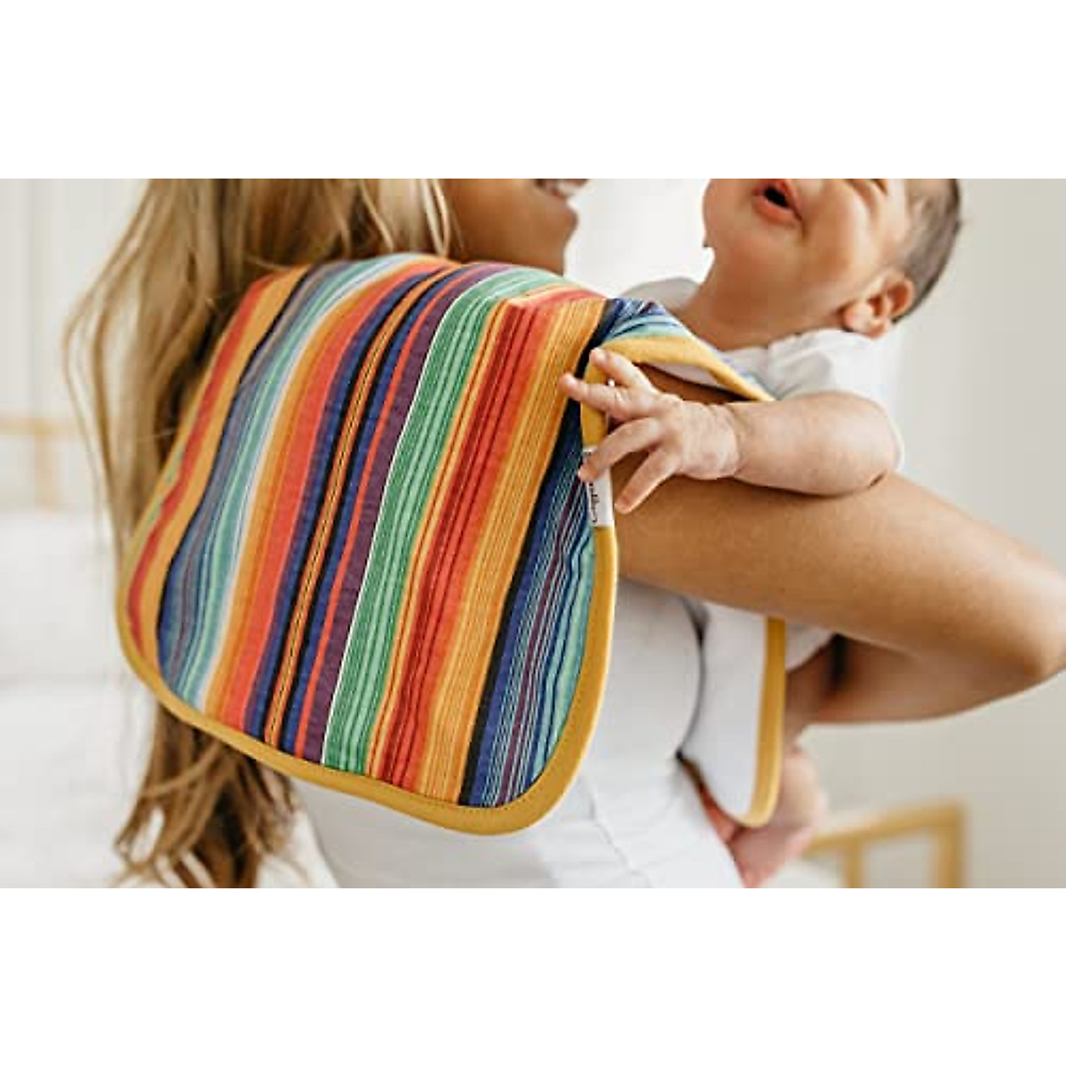 Copper Pearl Baby Burp Cloth Large 21''x10'' Size Premium Absorbent Triple Layer 3-Pack Gift Set “Westyn