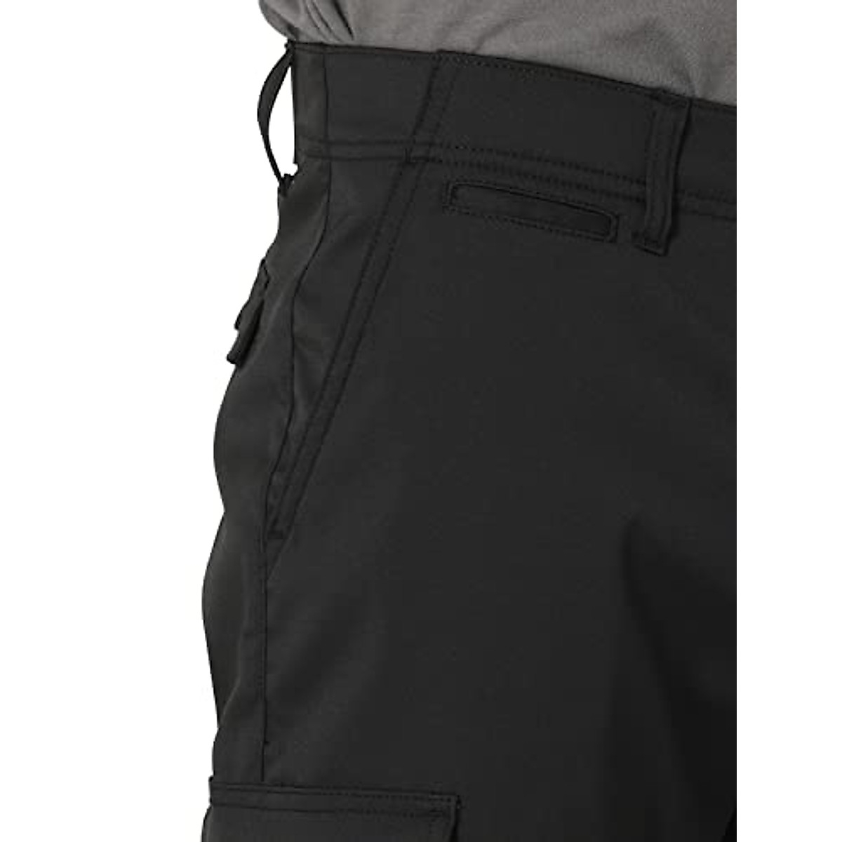 Lee Men's Extreme Motion Synthetic Cargo Pant, Black, 40W x 32L