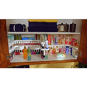 Spicy Shelf Deluxe - Expandable Spice Rack and Stackable Cabinet & Pantry Organizer (1 Set of 2 shelves) - As seen on TV Deluxe (Spicy Shelf Organizer)