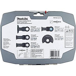 Makita B-67197 5 Pc. Starlock Oscillating Blade Set