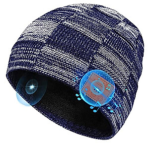 Bluetooth Beanie Hat for Men Gifts - Christmas Stocking Stuffers for Men Gifts Ideas for Teenager Boys Girls Dad Women Adults Boyfriend Tech Gifts Music Beanie with Bluetooth Headphones
