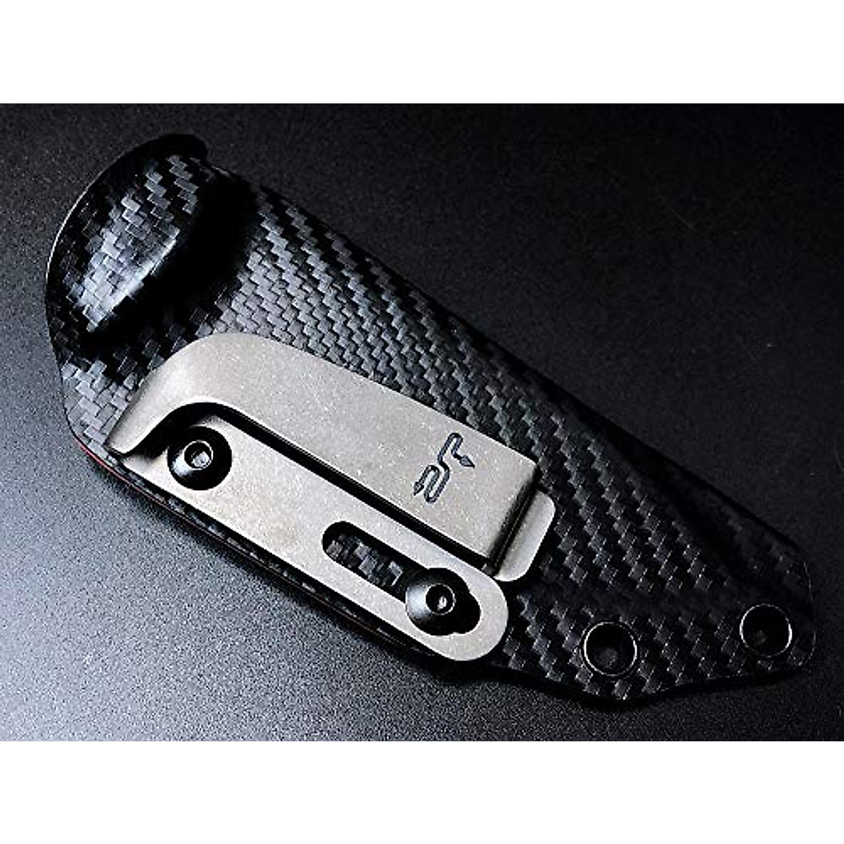 K-Sheath Clip- New Titanium Alloy Clip Fast Scabbard Clip for Kydex Sheath (Left-Clip Type)