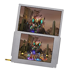 Vikye 2DS LCD Screen, Top & Bottom LCD Display Screen Replacement, Universal Repair Part for Top & Bottom