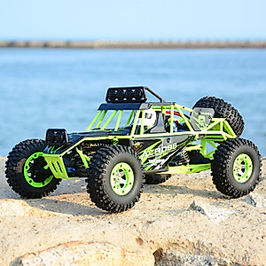 YuqiaoTime WLtoys 12427 RC Car 4WD 1/12 2.4G 50KM/H High Speed Monster Vehicle Remote Control Car RC Buggy Off-Road Car (12427 1B)
