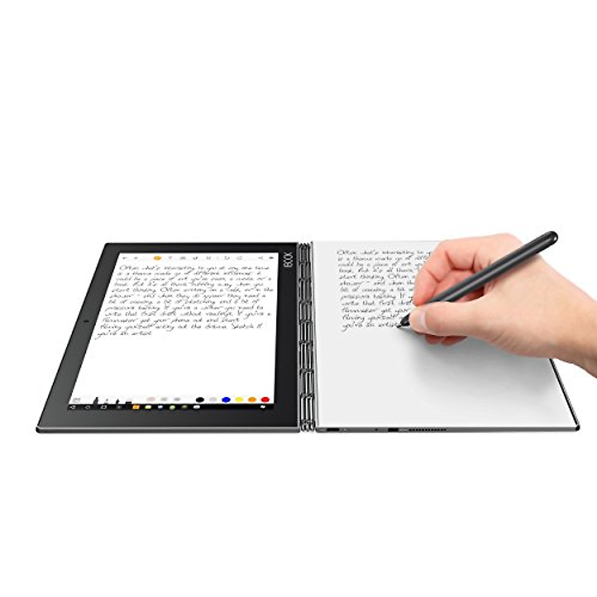 Lenovo Yoga Book - FHD 10.1" Android Tablet - 2 in 1 Tablet (Intel Atom x5-Z8550 Processor, 4GB RAM, 64GB SSD), Gunmetal, ZA0V0035US