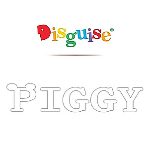 Piggy Costume for Kids, Official Piggy Video Game Costume Outfit and Mask, Size (7-8)