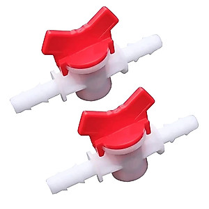 ANPTGHT 3/4“ Hose Barbed Ball Valve Drip Irrigation Ball Valve Shut Off Switch for Drip Irrigation and Aquariums（Pack of 2）