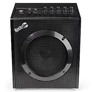RockJam 20 Watt Electric Guitar Amplifier with Headphone Input, Three-Band EQ, Overdrive & Gain Power (RJ20WAR2)