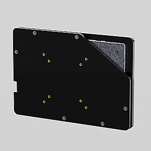 TABcare Anti-Theft Acrylic VESA Enclosure for Galaxy TAB A8 10.5" with Free Wall Mount Kit & 90-Degree Angle USB C Charge Cable (TAB A8 10.5, Black)