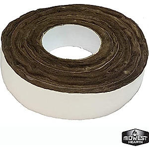 Midwest Hearth Fireplace Insert Insulation 10' Roll w/Self Adhesive Backing