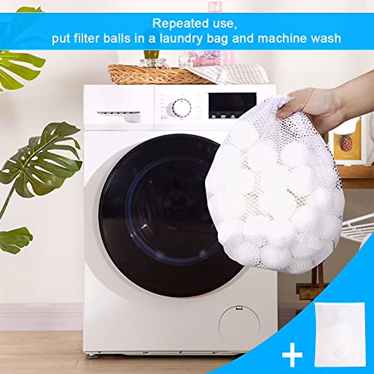 Maturead JUCJET 3.1 Lbs Pool Filter Balls Eco-Friendly Fiber Filter Media for Swimming Pool Aquarium Fish Tanks Filters Alternative to Sand(Equivalent to 110 Lbs Pool Filter Sand)