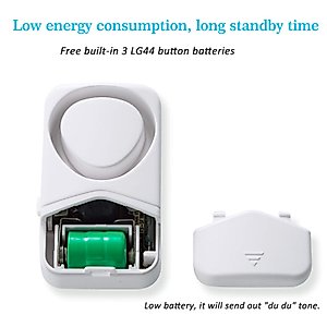 HENDUN Bundle of Door Windows Alarms for Home Security 2 Sets with Remote and 6 Sets Without Remote
