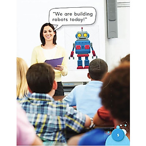 Teacher Created Materials 27344 STEM Robots 3-D Shapes (Stem: Mathematics Readers)
