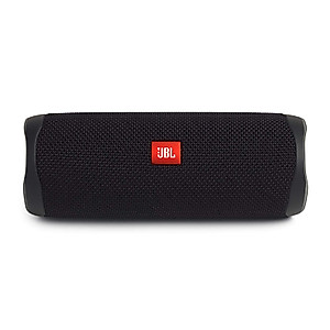 JBL Flip 5 Waterproof Portable Bluetooth Recycled Plastic Speaker Bundle with divvi! Protective Hardshell Case - Blue (Eco Edition)