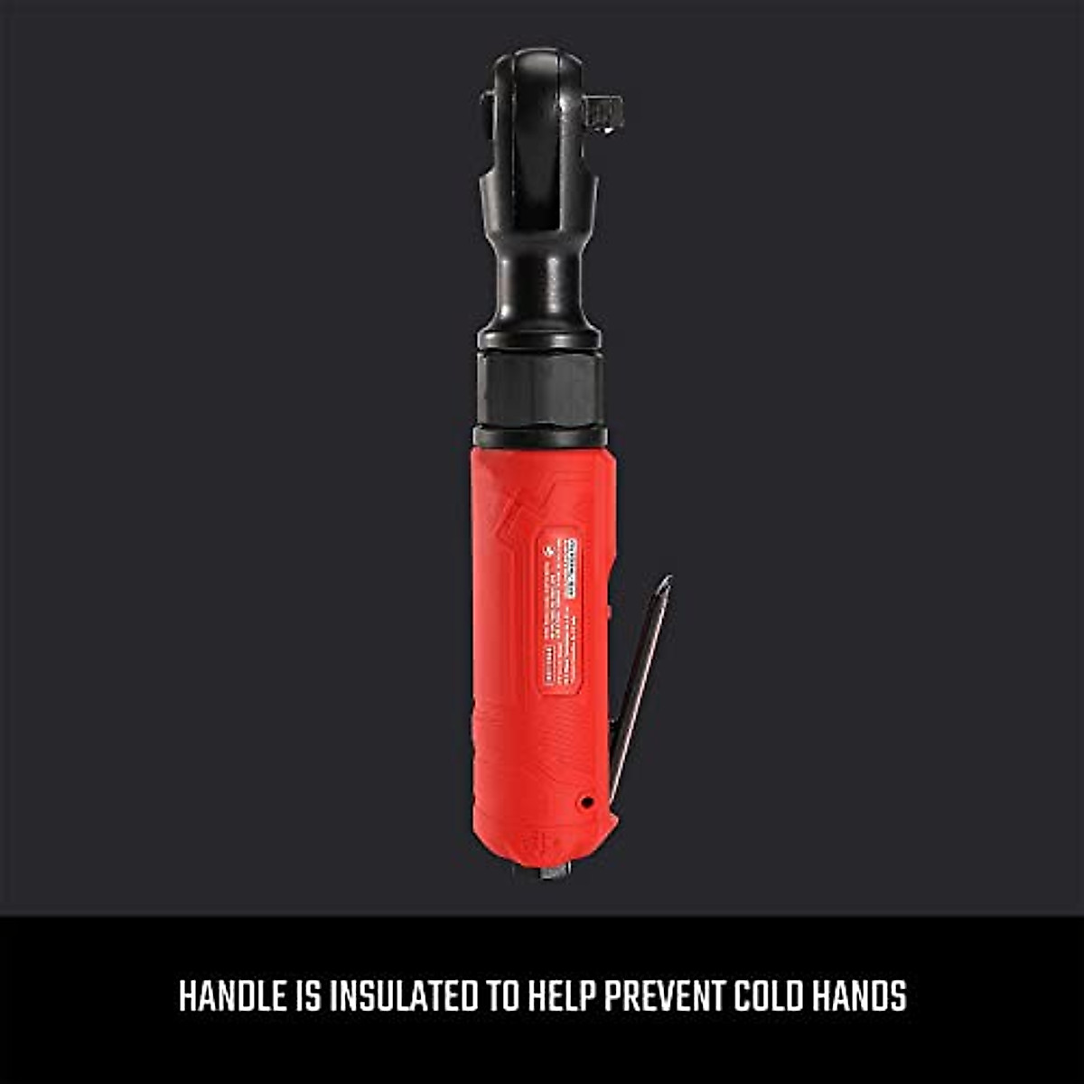 Craftsman CMXPTSG1007NB 3/8-inch Air Ratchet Wrench, Red