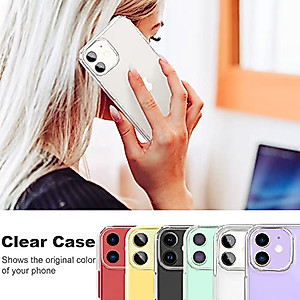 JJGoo Compatible with iPhone 11 Case, Clear Crystal TPU Phone Cases Shockproof Bumper Cover Anti-Scratch Protective Slim Thin Phone Case for iPhone 11 6.1inch