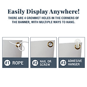 Let's Make Memories Personalized Sweet Baby Banner - Blue Baby Banner - Welcome Baby Banner - Customized Baby Shower Decor - 6 Feet Long