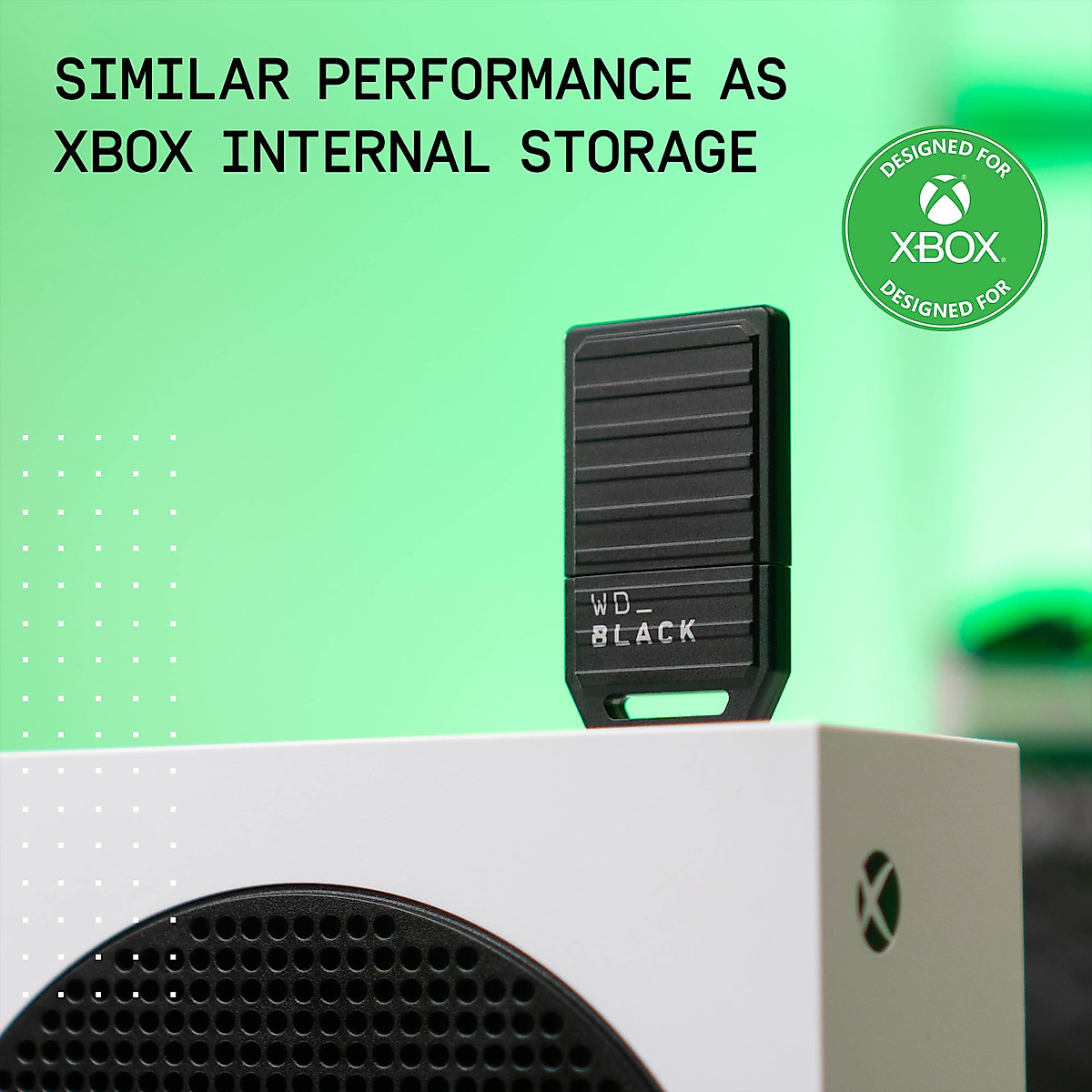 WD_Black 1TB C50 Expansion Card, Officially Licensed for Xbox – Quick Resume, Plug & Play, NVMe SSD Expansion for Xbox Series X|S Gaming Consoles - WDBMPH0010BNC-WCSN