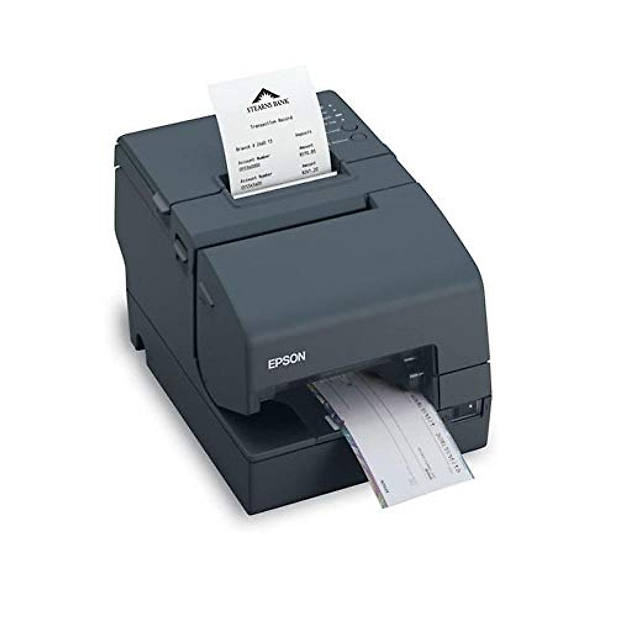Epson C31CB25A7881 TM-H6000IV Multifunction Printer, 9 Pin, MICR and Drop in Validation, Ethernet/USB Interfaces, Dark Gray (Renewed)