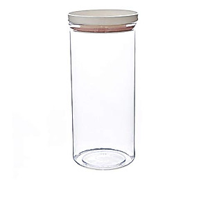 Plastic Transparent Jar With Lid Food Grade Grain Storage Box Reusable Lunch Container