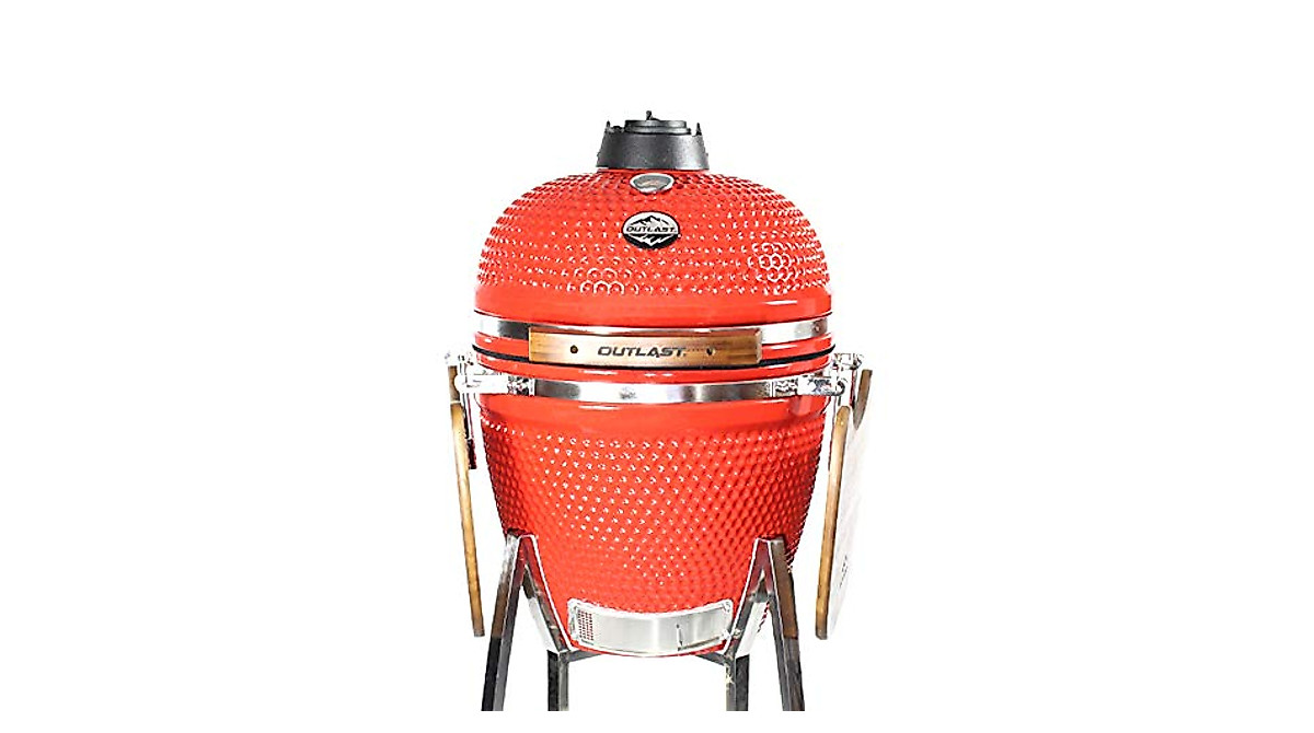 Outlast 21" Ceramic Kamado Grill - Versatile BBQ Masterpiece
