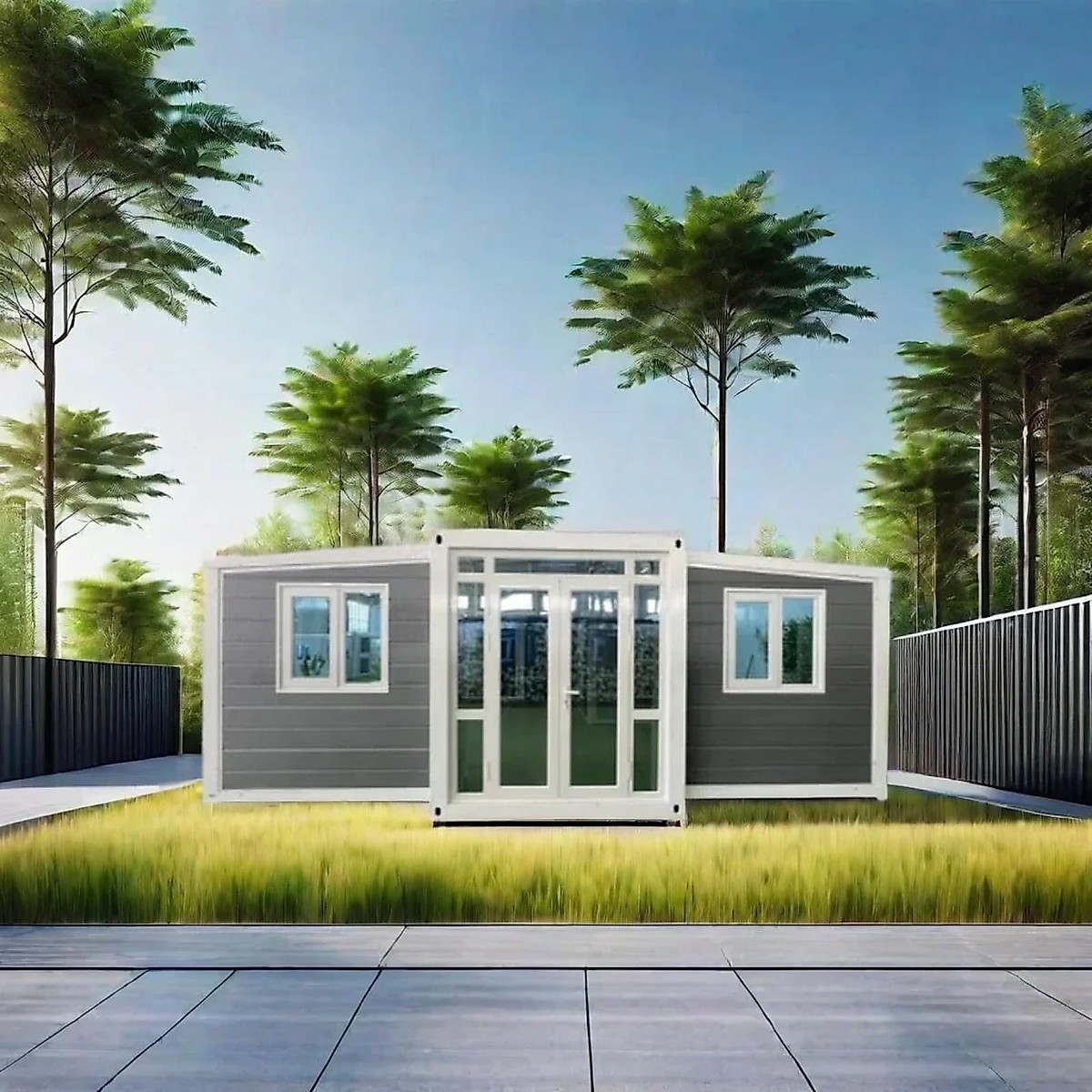 Insulated Expandable Steel Storage Shed Mobile Home Prefab Tent House Prefabricated Structure