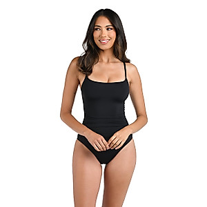 La Blanca Women's Standard Island Goddess Lingerie One Piece Swimsuit, Black, 10