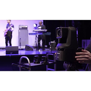 Canon CR-N500 Pro PTZ Camera BK 15x Optical Zoom lens, 1” 4K 30p Dual Pixel AF Sensor, 3G-SDI, HDMI, IP Video Out, NDI|HX2, SRT- Church, Live Events, Streaming Conference, Classroom, Esports, Vlogging