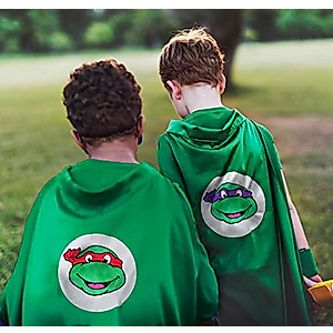 Joy2ee Superhero Ninja Cartoon Dress up Cosplay Costumes for Kids with Cape and Eye Mask